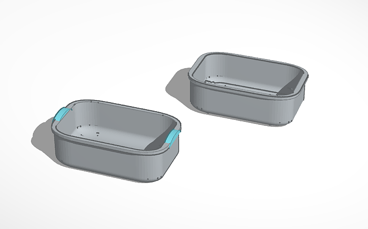 3D design 1:12 Laundry basket - Tinkercad