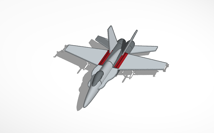 3D design AİRPLANE - Tinkercad