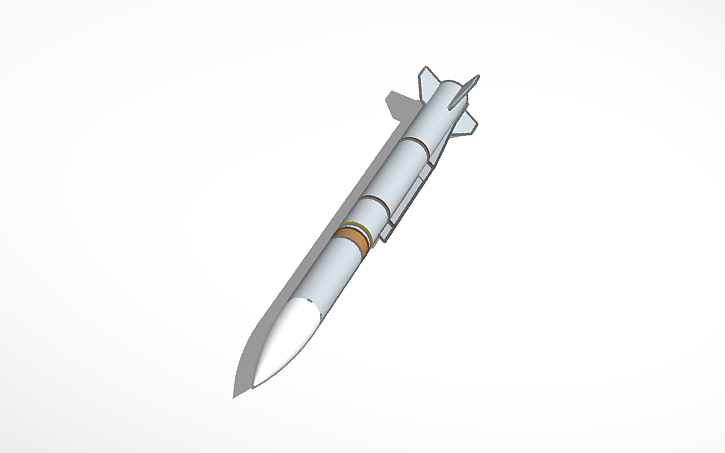 3D design Meteor Missile - Tinkercad