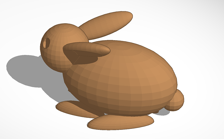 3D design Rabbit - Tinkercad