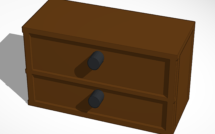 3D design drawer | Tinkercad