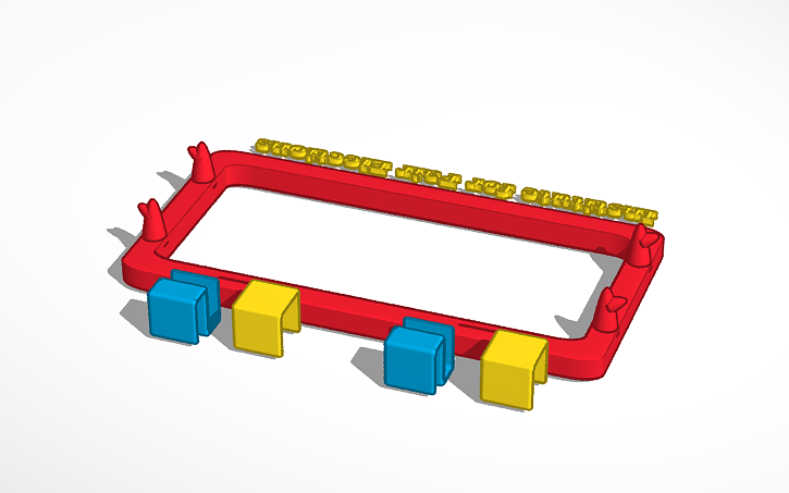 3D design Trash Bag Frame - IFE - Tinkercad