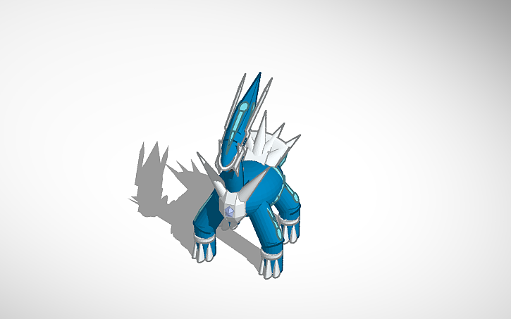 3D design Dialga-Origin Forme | Tinkercad