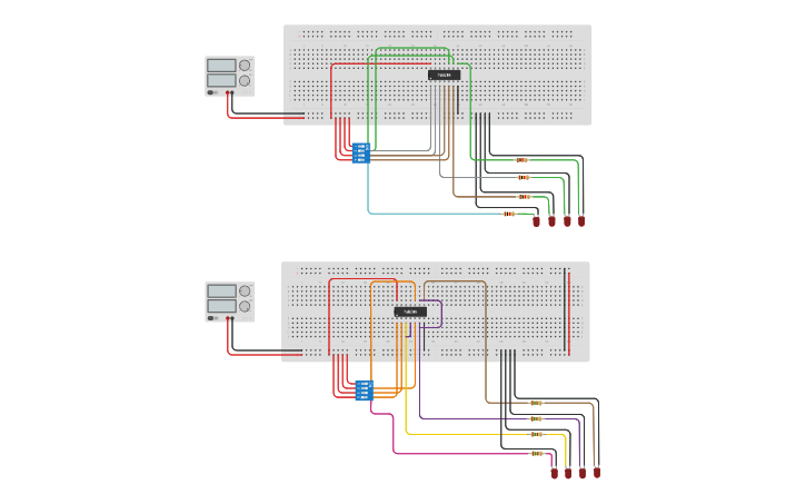 Circuit Design Binary To Gray Gray To Binary Tinkercad 