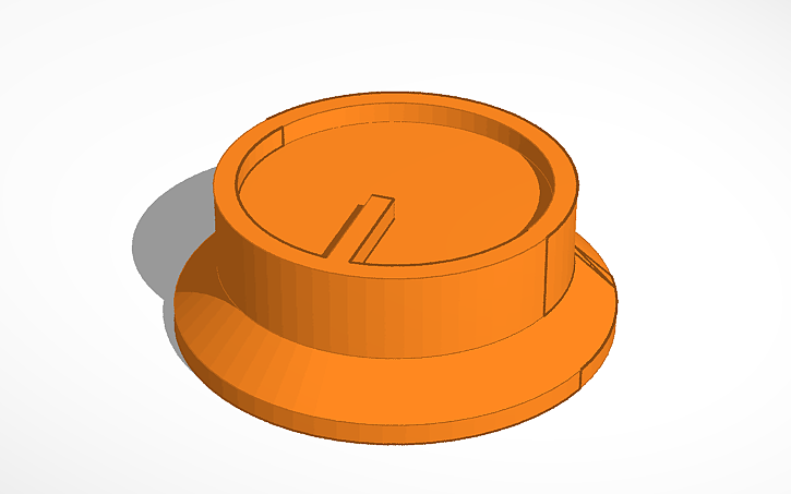 3D design knob - Tinkercad