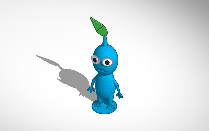 3D design Blue_Pikmin - Tinkercad
