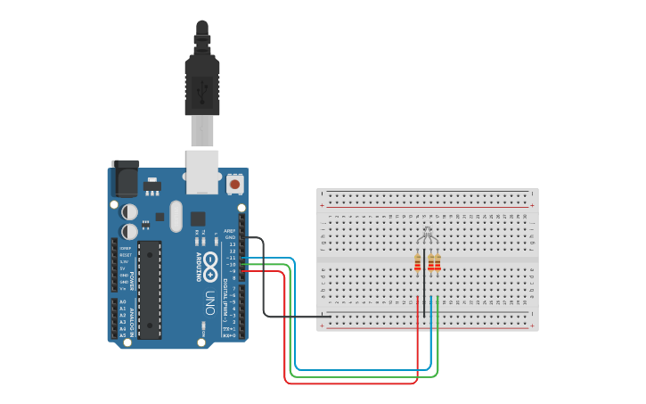 Circuit design RGB Controlling by Serial Monitor | Tinkercad Circuit design RGB Controlling by Serial Monitor | Tinkercad