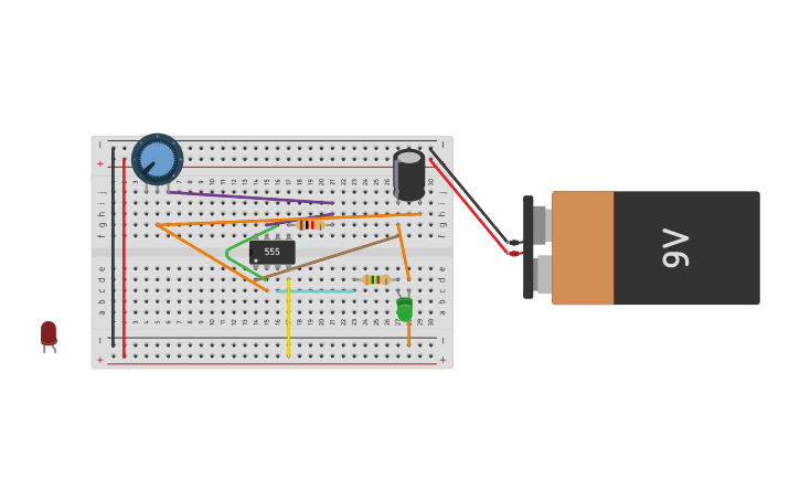 Circuit design Circutio de examen | Tinkercad