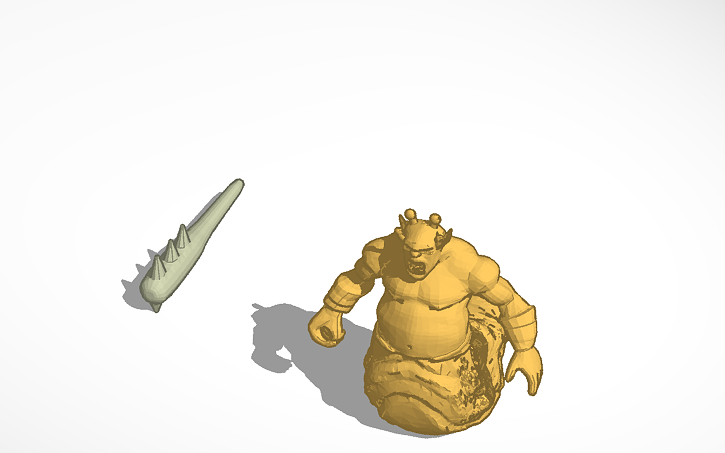 3D design Ogre Slug - Tinkercad