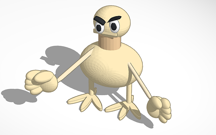3d Design Bird Thng Tinkercad