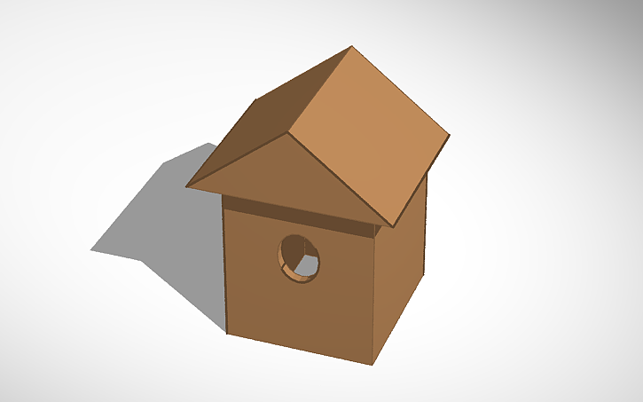 3D design BirdBox - Tinkercad