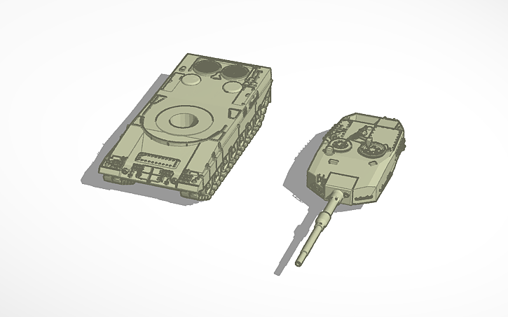 3D design Leopard 2 A4 | Tinkercad