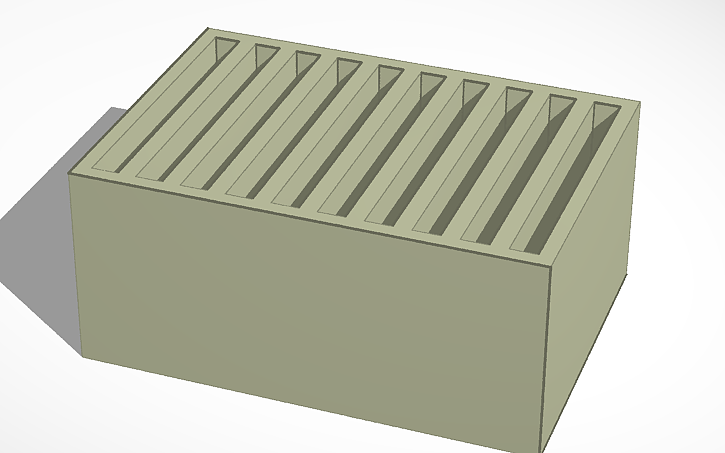 3D design CF Storage - Tinkercad