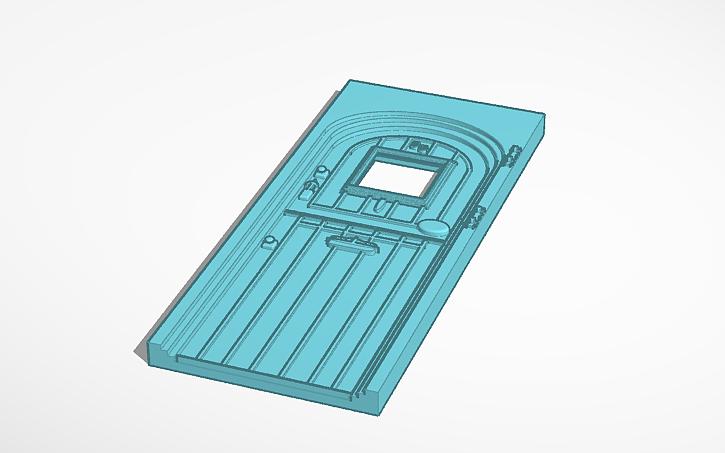 3D design Front Door - Tinkercad