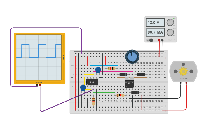 Circuit Design Problema 1 Tinkercad