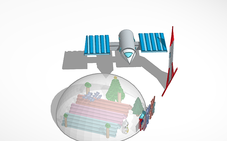 3D design Space moon | Tinkercad
