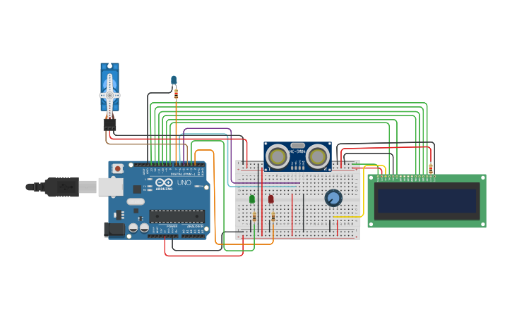 Circuit Design Bus School Automation Tinkercad