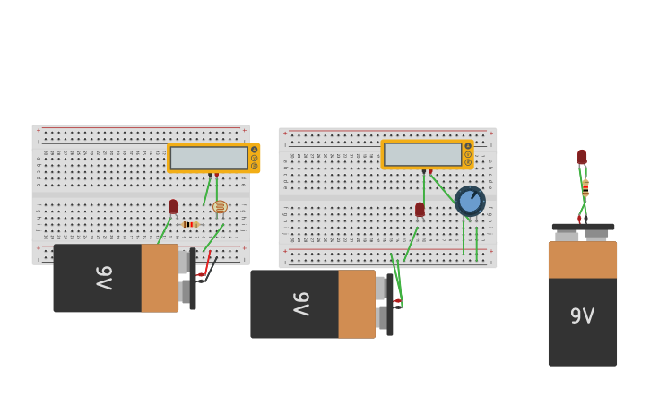 Circuit design LDR Circuit | Tinkercad