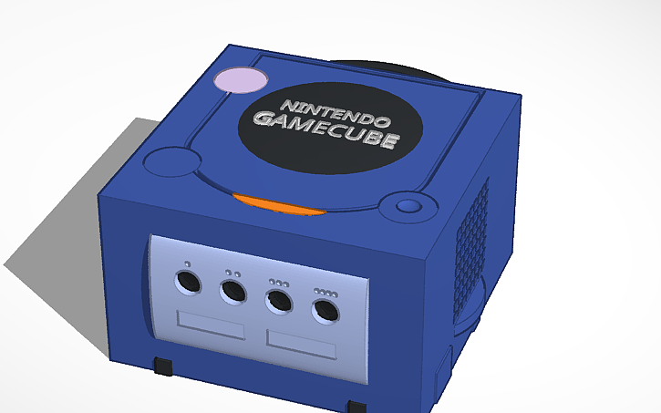 3d Design Copy Of Nintendo Gamecube Tinkercad