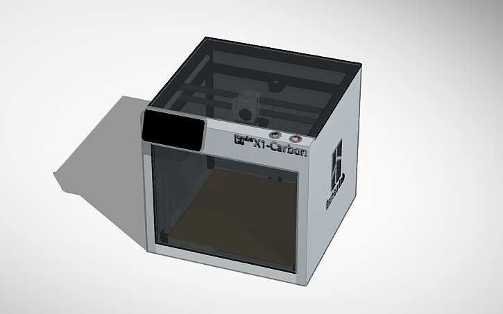 3D design Bambu Lab X1 Carbon - Tinkercad