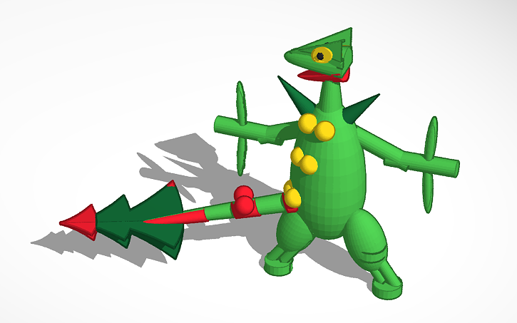 3D design Sceptile | Tinkercad