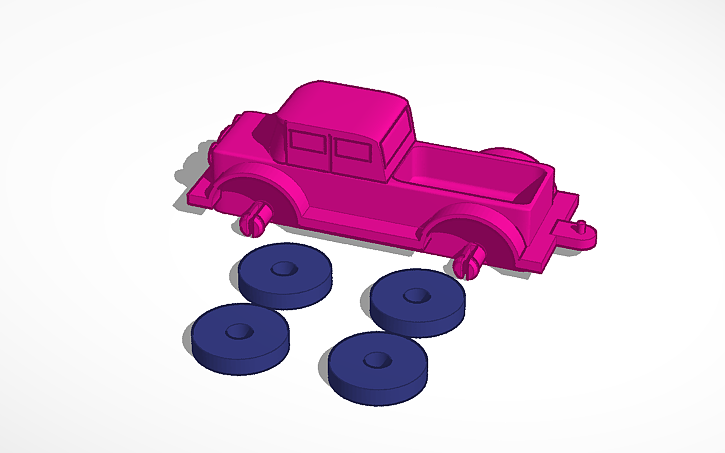 3d Design Printable Toy Truck Tinkercad