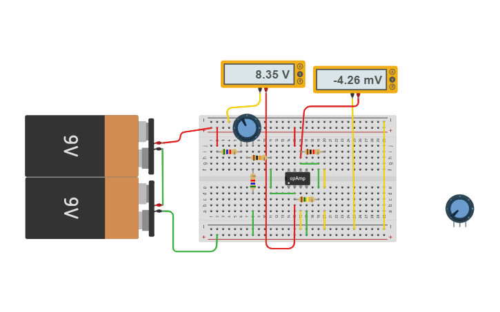 Circuit design AMPomp INVERSOR - Tinkercad