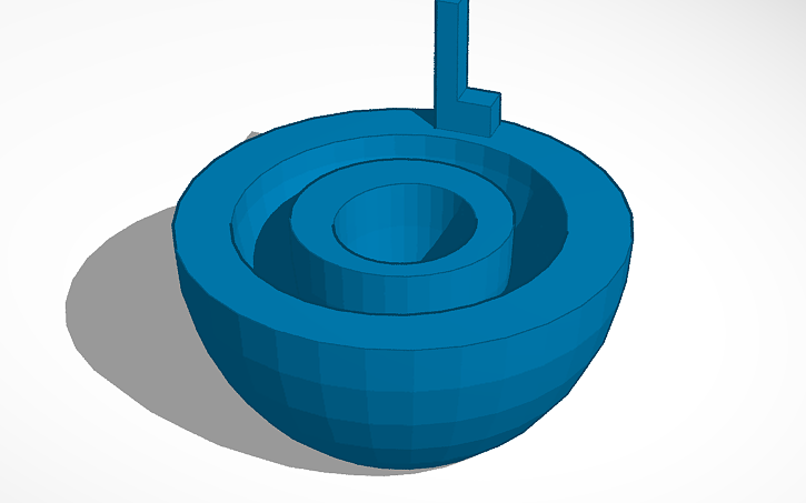 3D design Lizzie's double bowls - Tinkercad