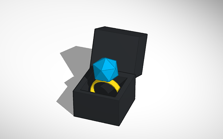3D Design Diamond Ring Tinkercad 3d-design-diamond-ring-tinkercad