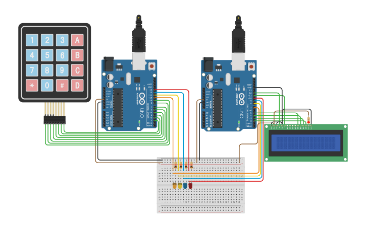 Circuit design SPI Bus - Tinkercad