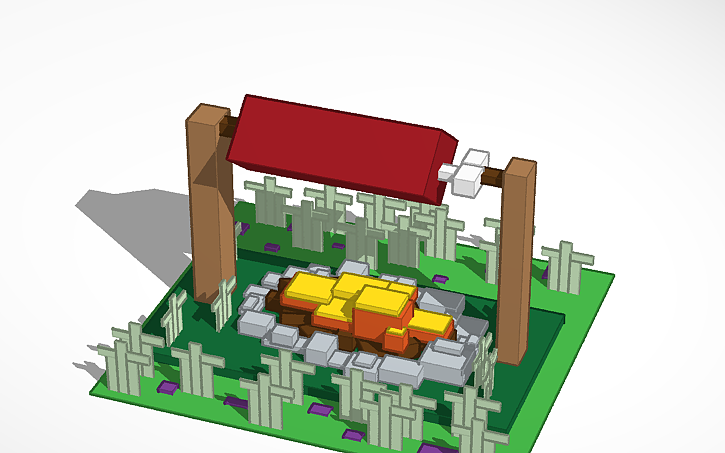 3D design CAMP FIRES | Tinkercad