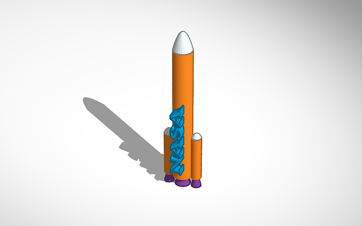 3D design Rocket 3D Project - Tinkercad