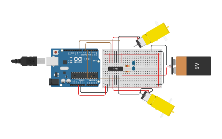 Circuit design Actividad Practica | Tinkercad