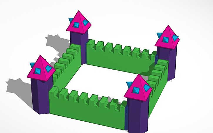 3D design Castle-1 | Tinkercad
