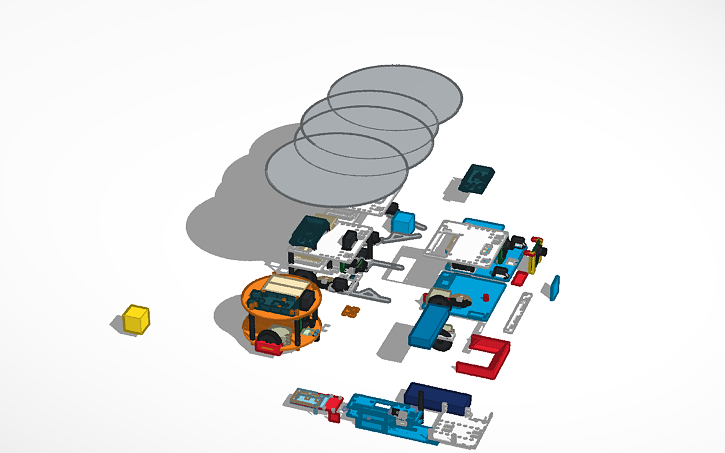 3D design Robot Chassis v5 Shared - Tinkercad