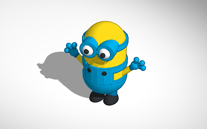 3D design Minion - Tinkercad