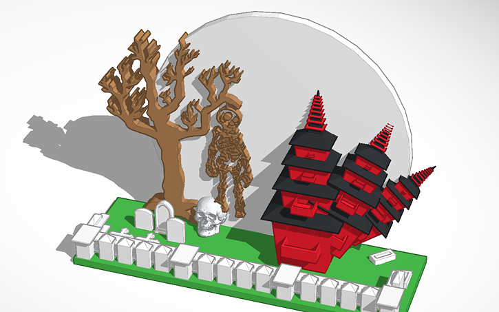 3D design Spooky Castle - Gal Tisona | Tinkercad