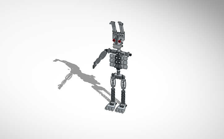 3D design withered Bonnie Endo-Skeleton - Tinkercad