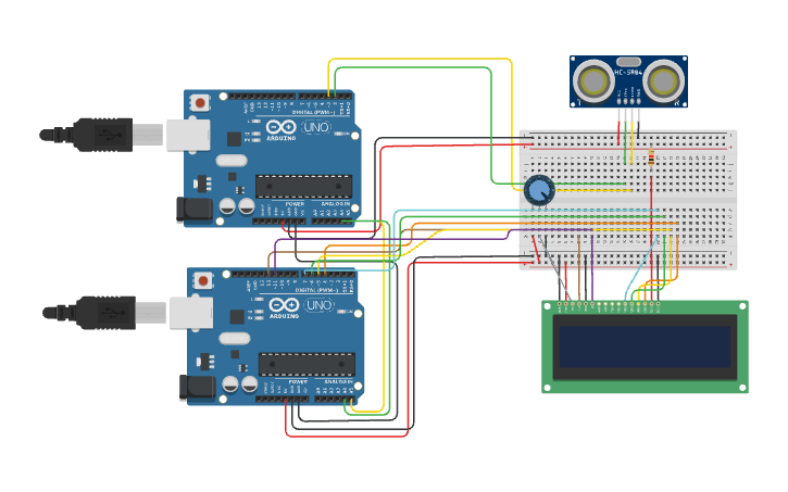 Circuit design Tugas IoT Kelompok (57 dan 73) | Tinkercad Circuit design Tugas IoT Kelompok (57 dan 73) | Tinkercad