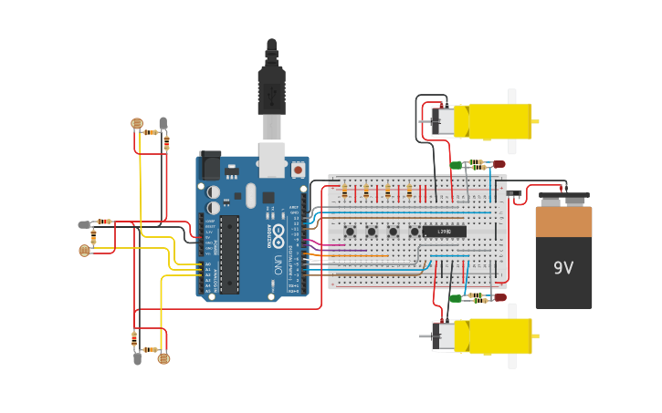 Circuit design Challenge 1 | Tinkercad