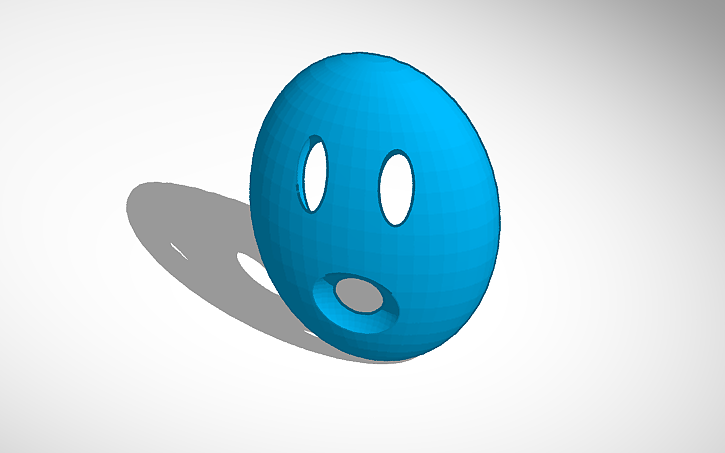 3D design Face Mask V1 - Tinkercad