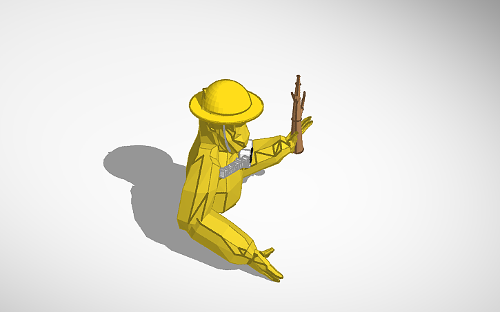 3D design lemming gorilla tag - Tinkercad