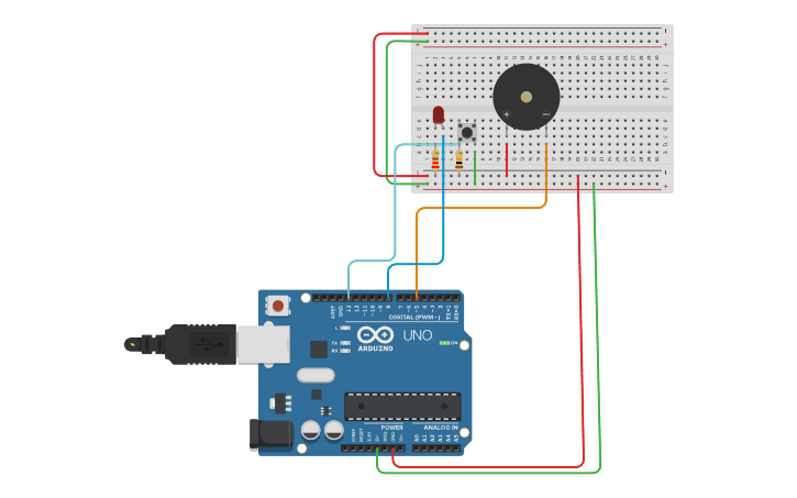 Circuit design Music Box - Tinkercad