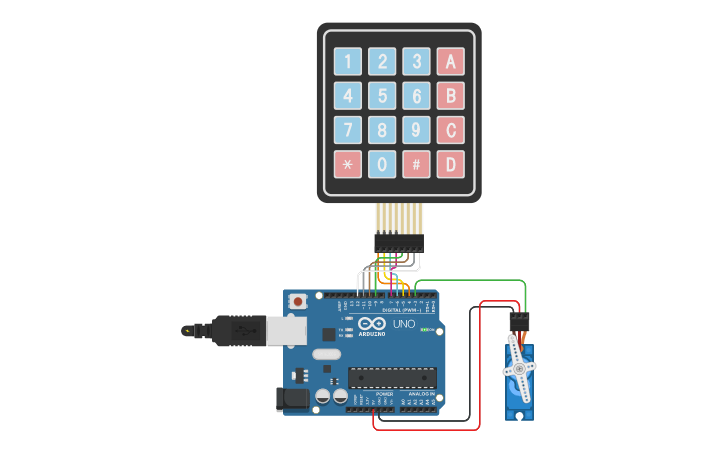 Circuit design Prova final | Tinkercad