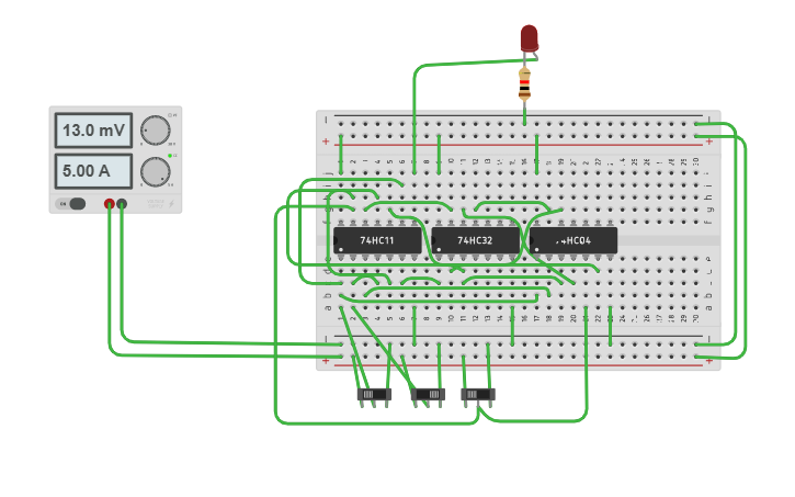 Circuit design EXP 7(1) - Tinkercad