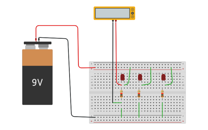 Circuit design circuito paralelo 3 | Tinkercad