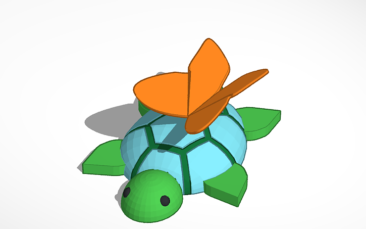 3D design Turtle - Tinkercad