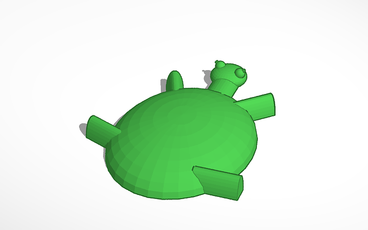 3D design Turtle - Tinkercad