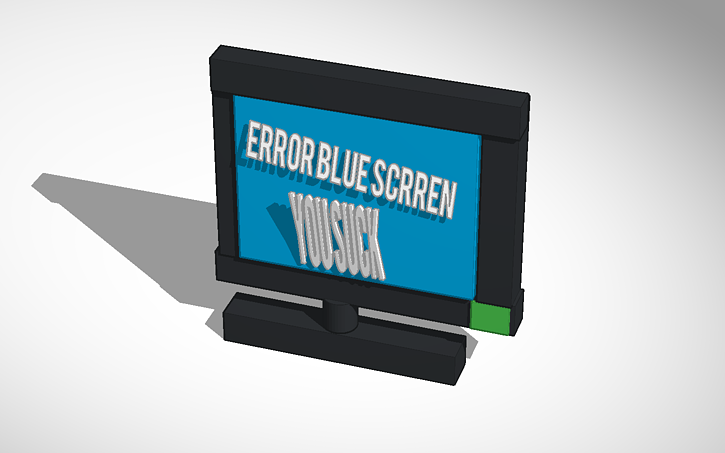 3D design monitor | Tinkercad