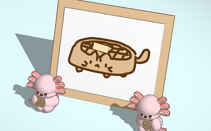 3D design gifts 4 waffle! - Tinkercad